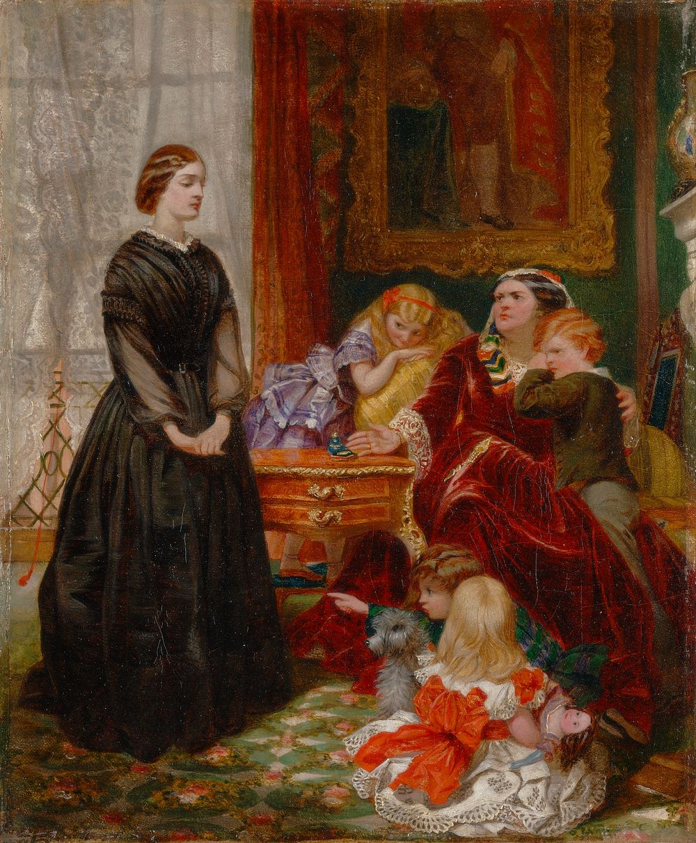 Governess [1860, Royal Academy Arts, | Free Photo - rawpixel