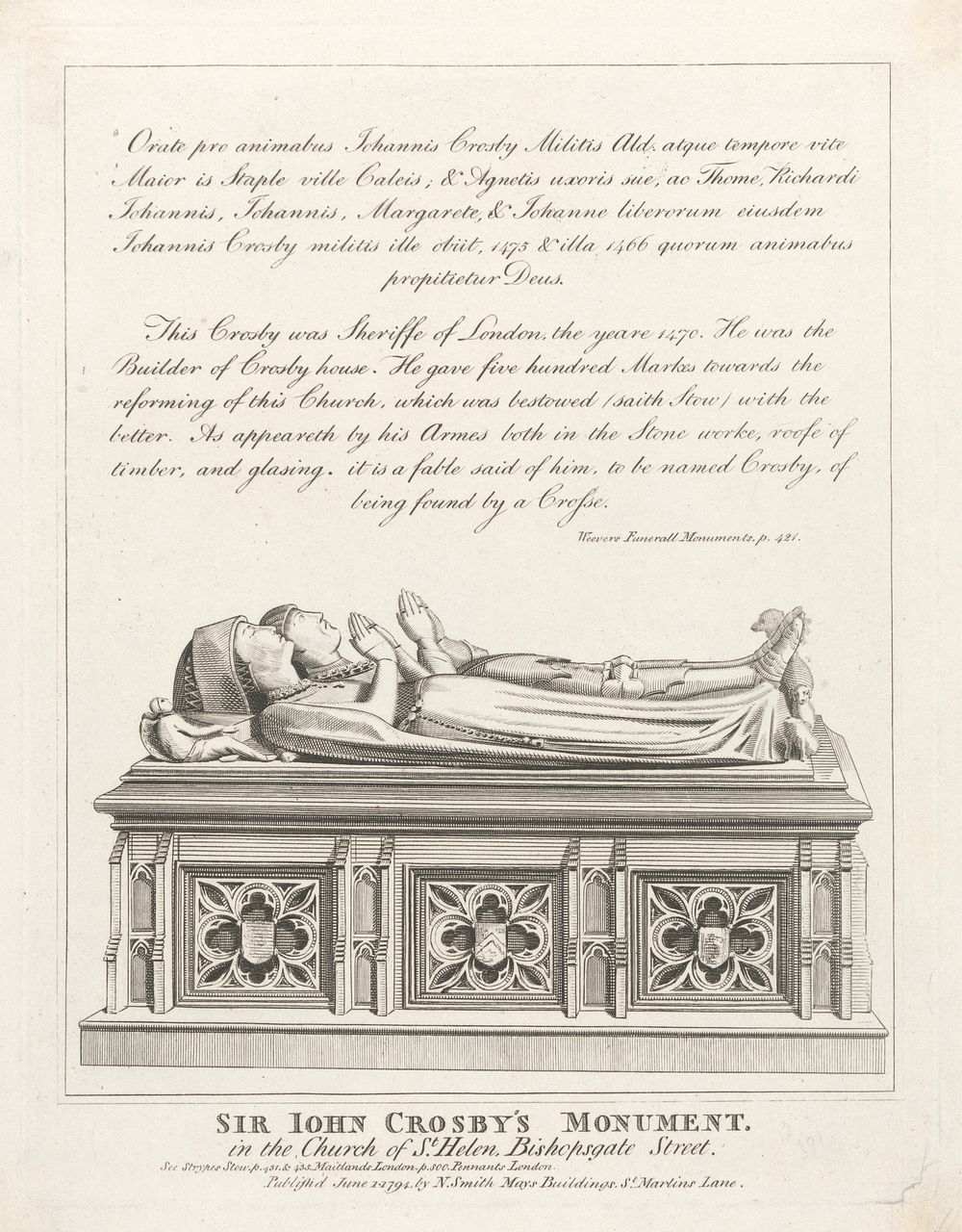 Sir Crosby's Monument St. Helen's | Free Photo - rawpixel