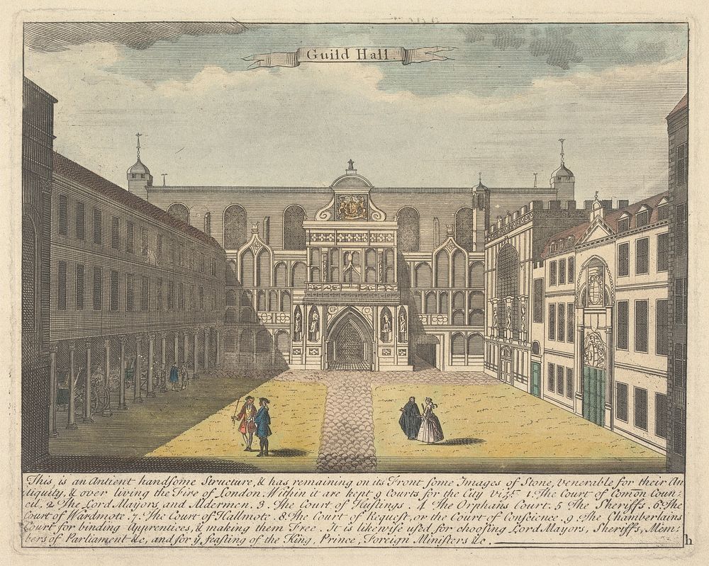 Guild Hall | Free Photo Illustration - rawpixel