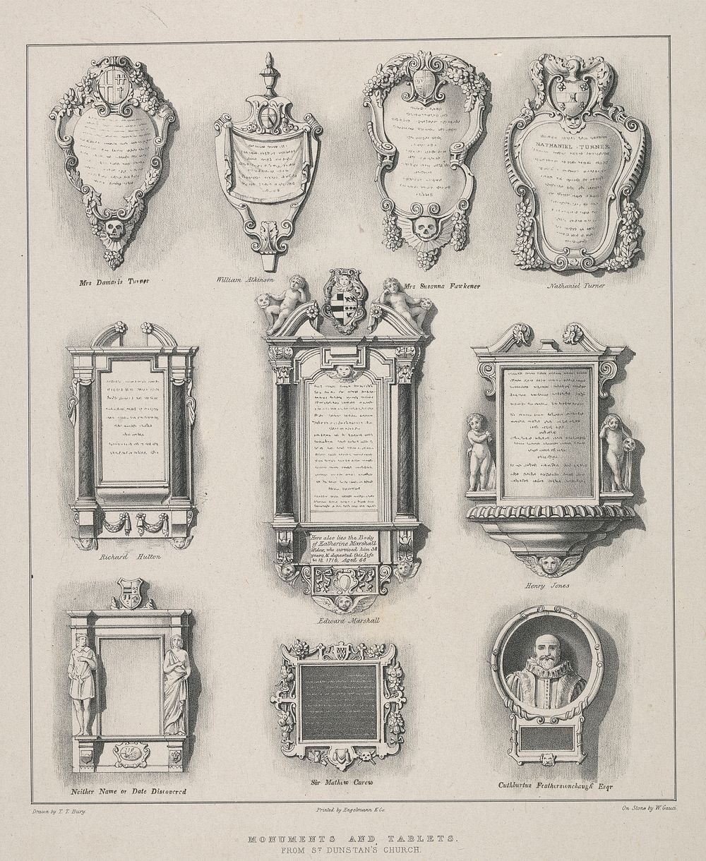 Monuments and Tablets St. Dunstan's | Free Photo - rawpixel