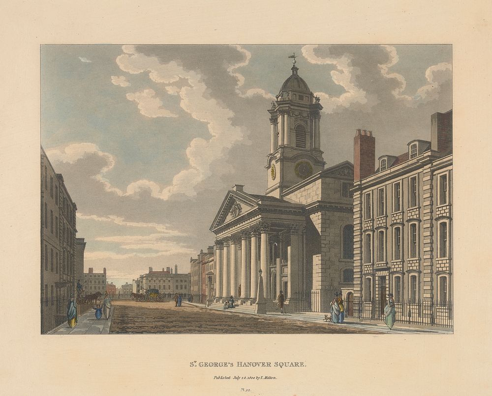 St. George's Hanover Square | Free Photo Illustration - rawpixel