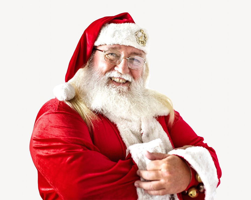 Santa Claus smiling, isolated image | Free Photo - rawpixel