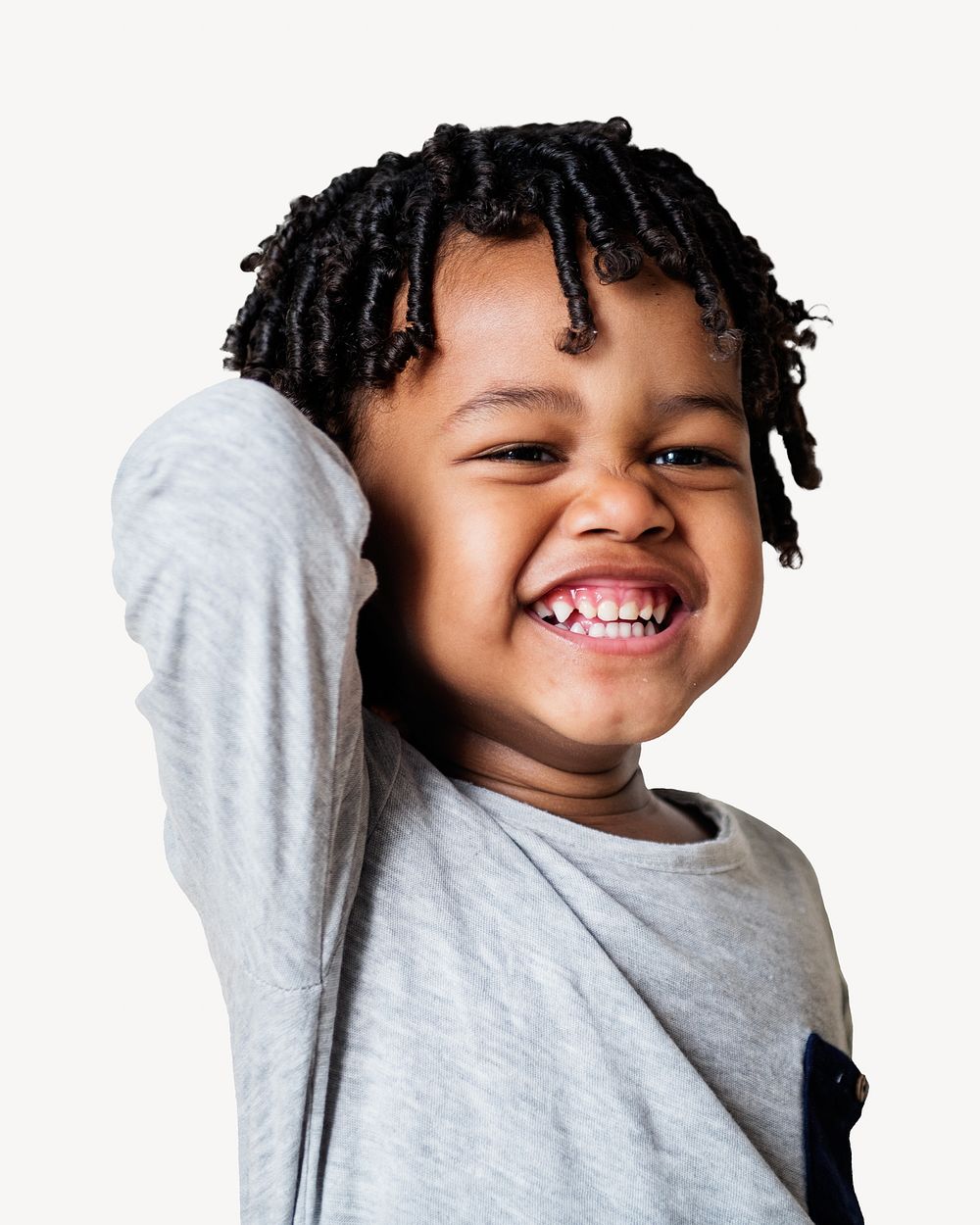 Cheerful dreadlock boy isolated image | Free Photo - rawpixel