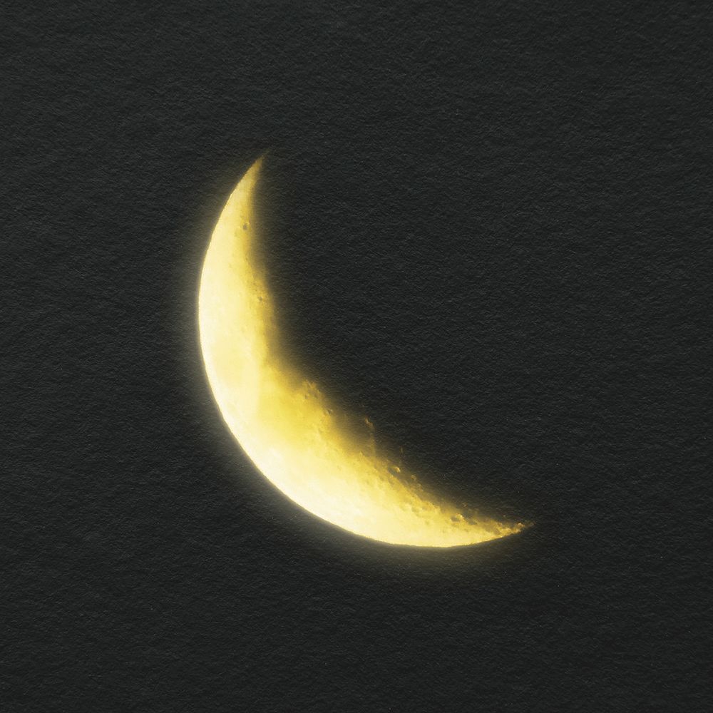 Crescent moon collage element psd | Premium PSD - rawpixel
