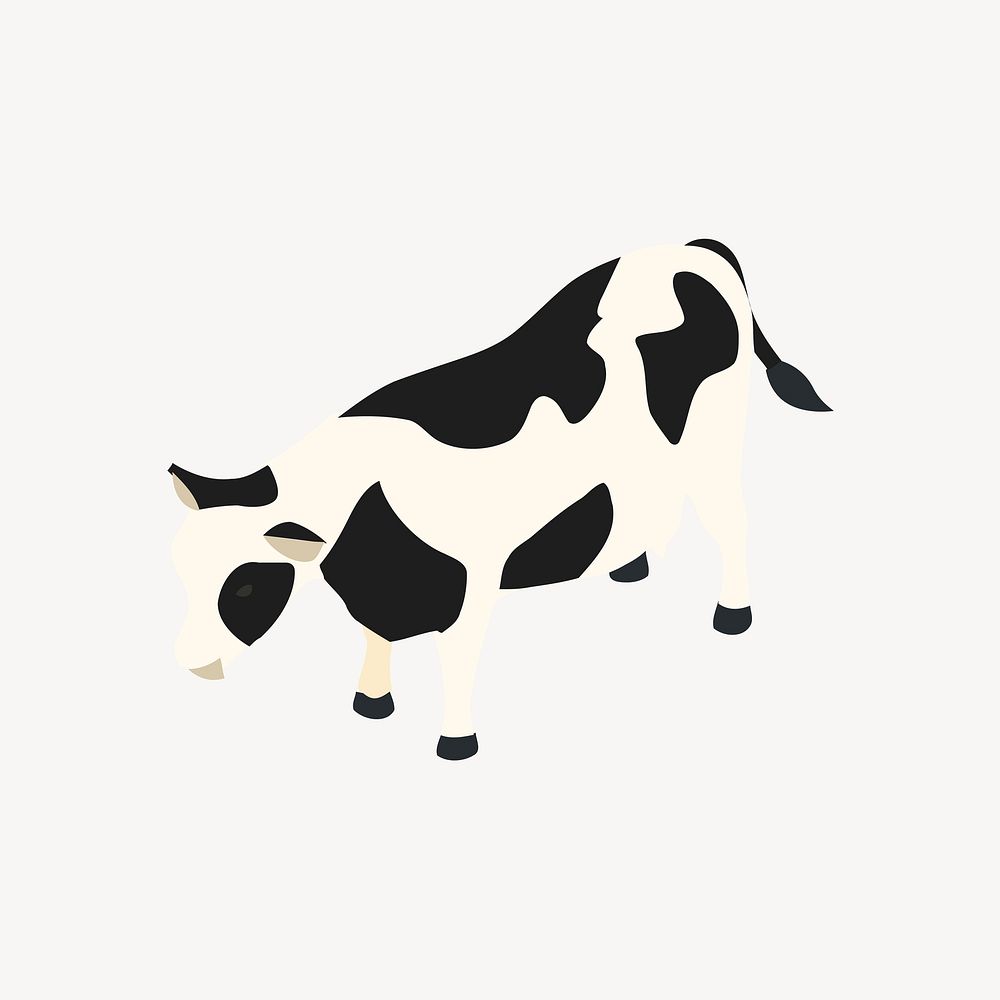 Cow collage element vector | Free Vector - rawpixel