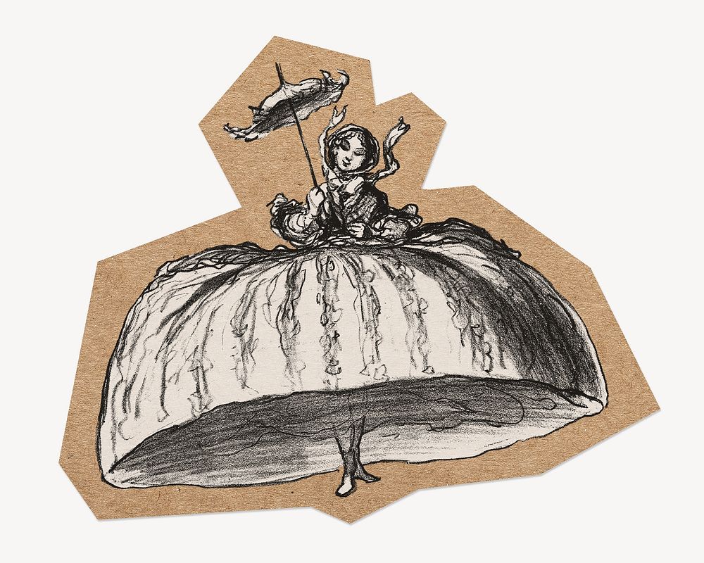 Aesthetic woman, cut out paper | Premium Photo - rawpixel