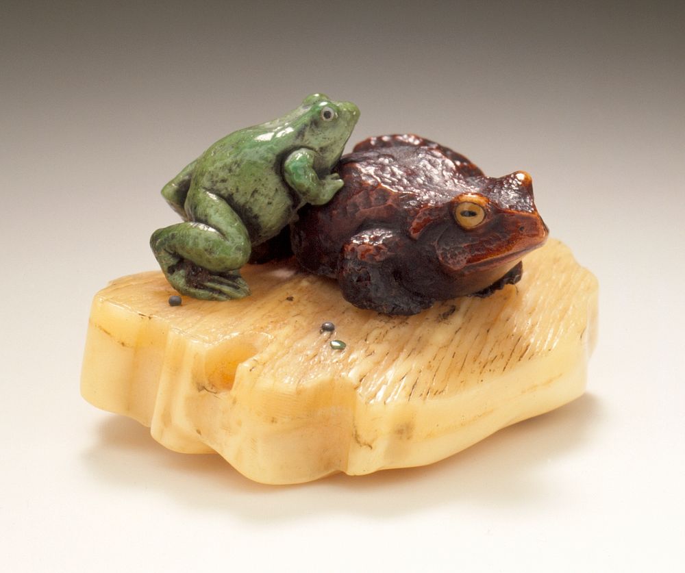 Frogs Stone Ryūkōsai Jugyoku | Free Photo - rawpixel