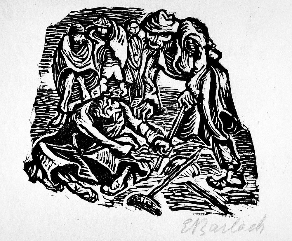 Cripple and one-legged man-Diebitz and | Free Photo Illustration - rawpixel