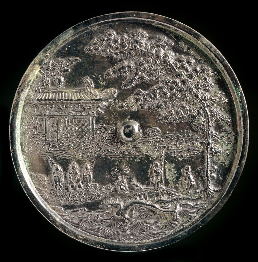 Mirror Figures Pavilion Landscape | Free Photo - rawpixel