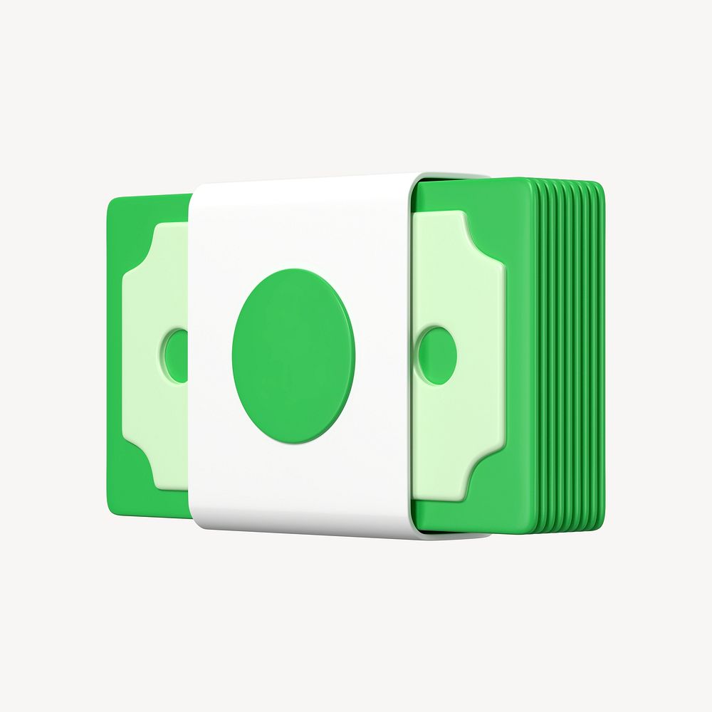 3D bank note clipart, money | Premium PSD - rawpixel