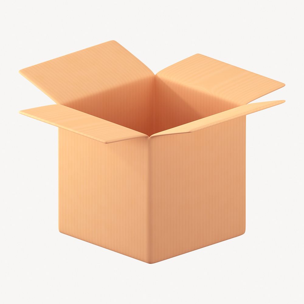 Open box icon, 3D rendering | Free Photo Illustration - rawpixel