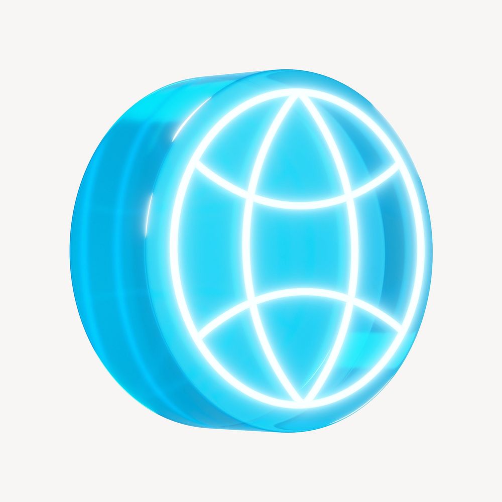 3D blue grid globe, connection | Premium Photo - rawpixel