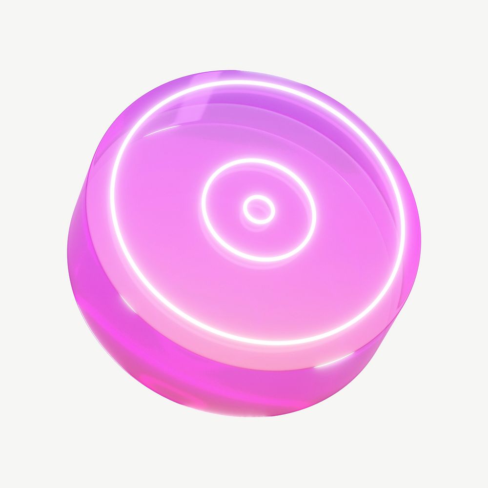 Gradient pink vinyl record icon | Premium PSD - rawpixel