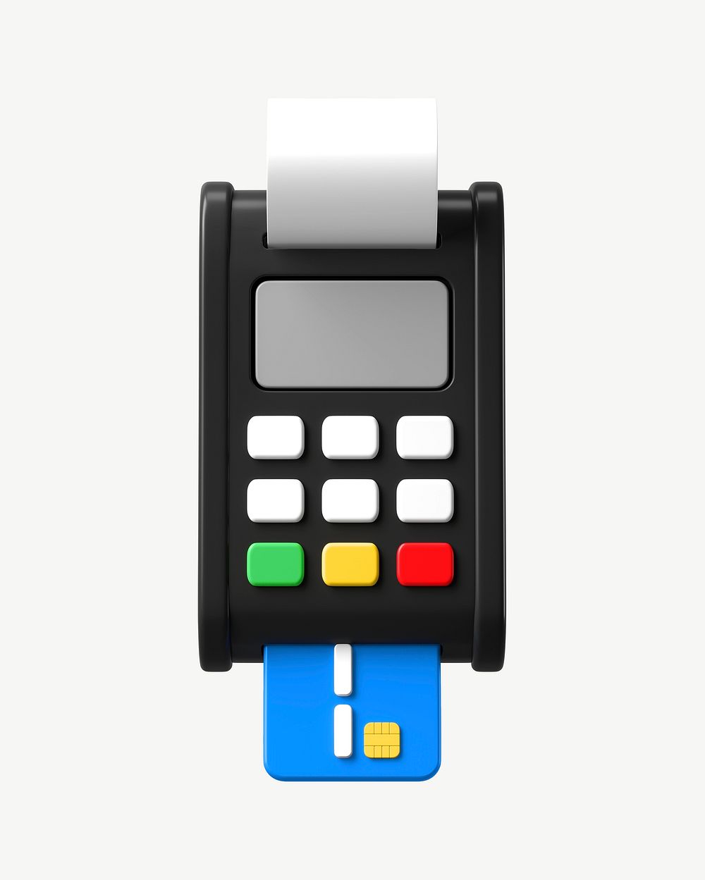 3D POS machine collage element | Premium PSD - rawpixel