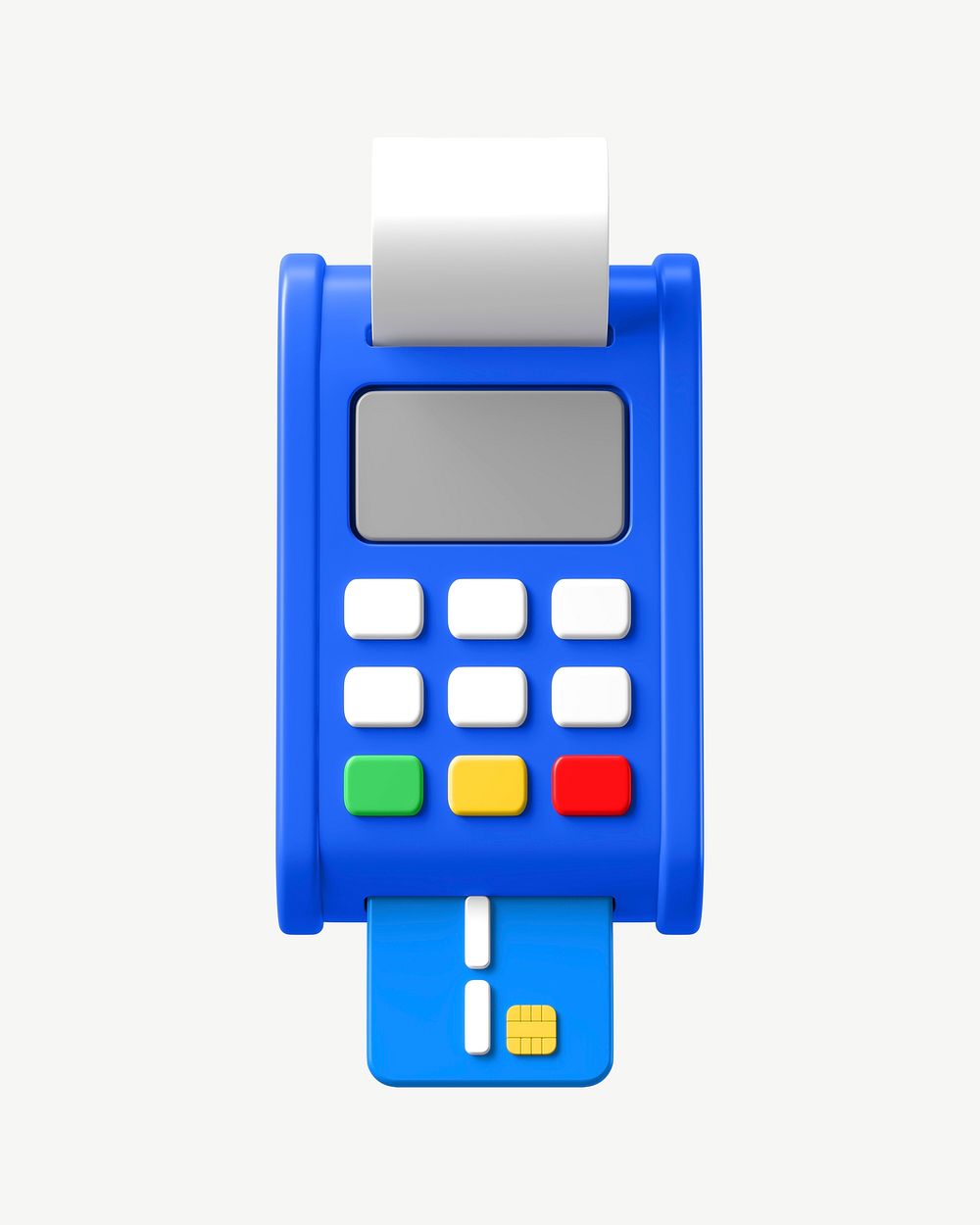 3D POS machine collage element | Premium PSD - rawpixel