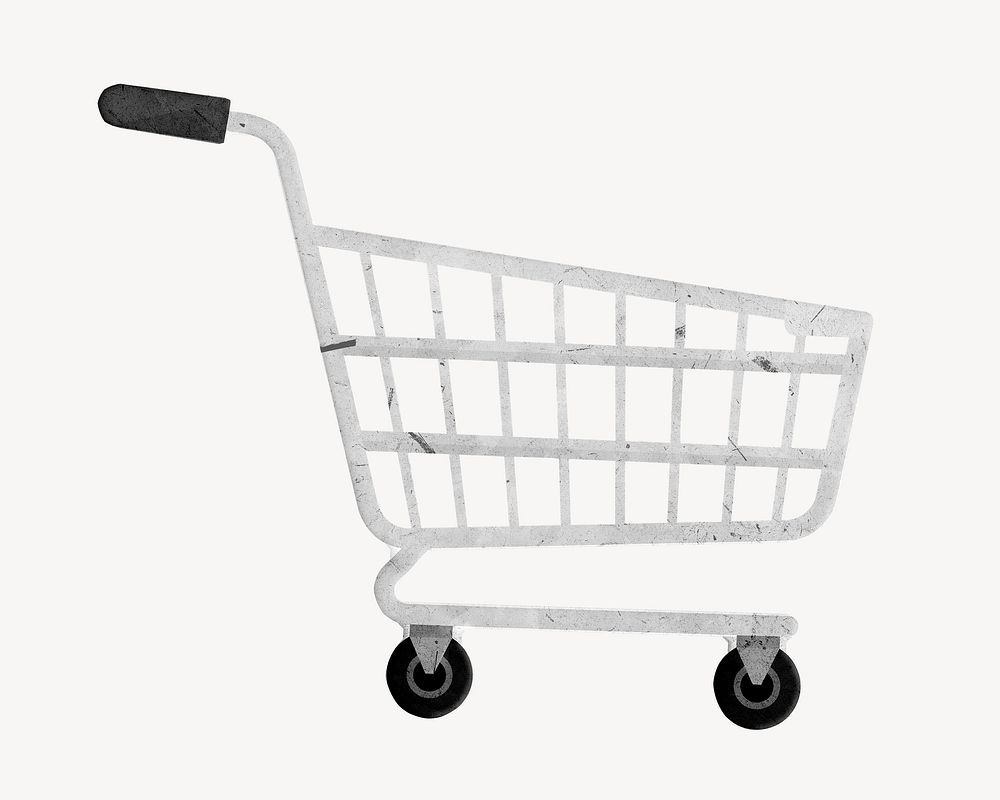 Shopping cart, paper craft graphic | Premium Photo - rawpixel
