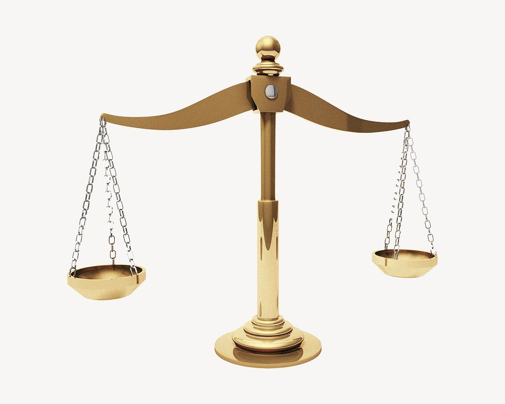 Scales of justice, isolated image | Premium Photo - rawpixel
