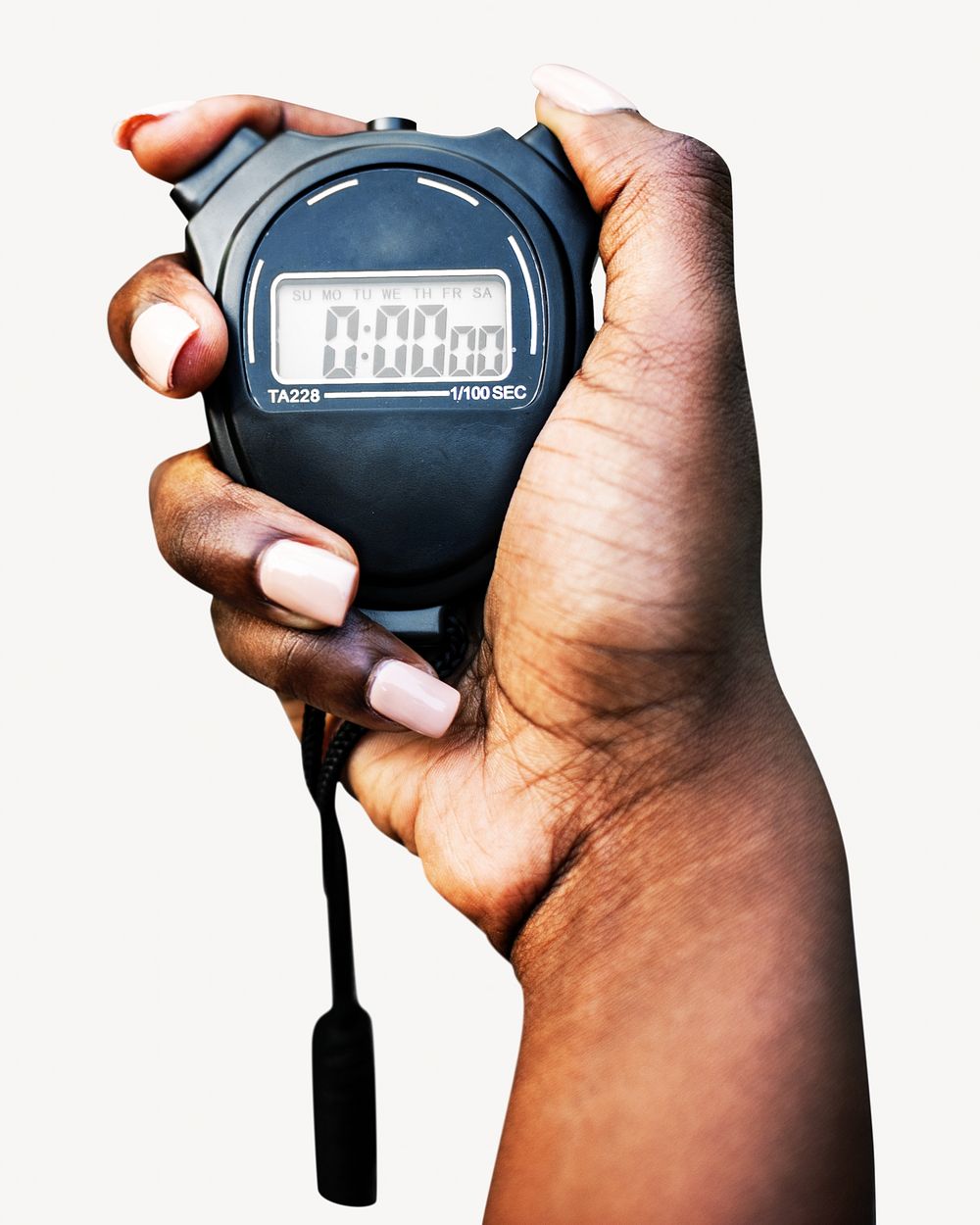 Hand holding stopwatch isolated image | Free Photo - rawpixel