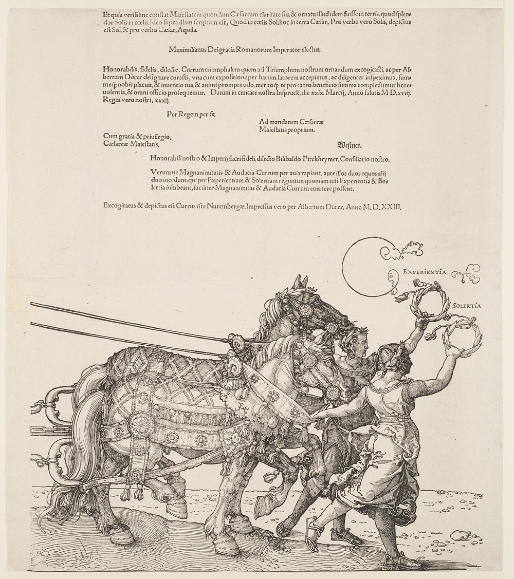 Great Triumphal Chariot: Experientia Solertia | Free Photo Illustration ...