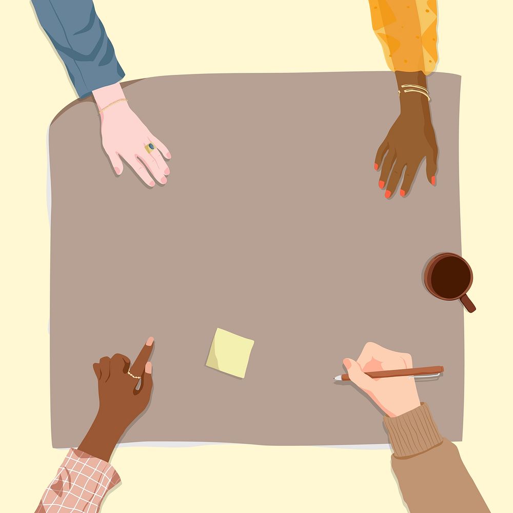 Business brainstorm vector illustration | Premium Photo Illustration ...