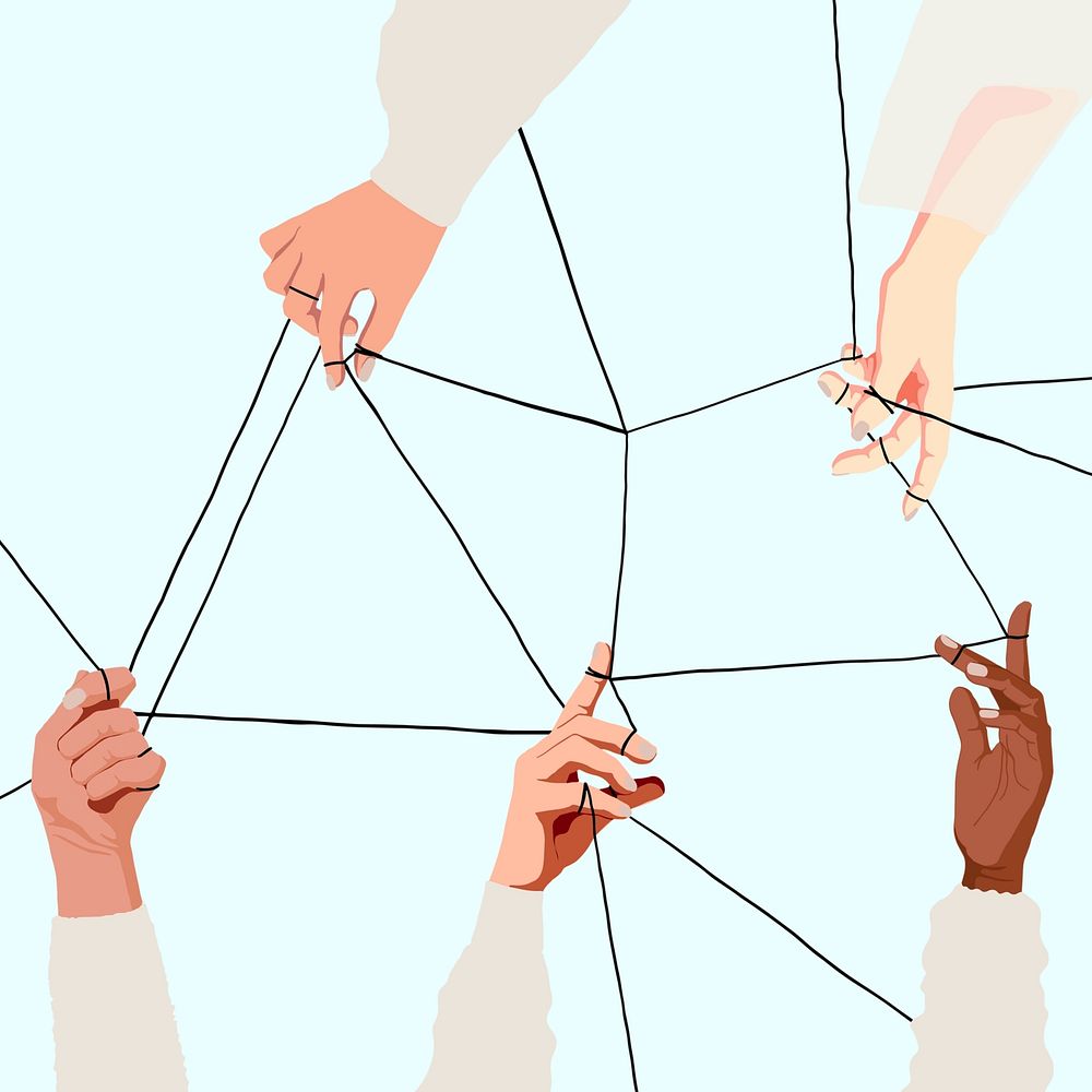 Business connectivity vector illustration, connecting | Premium Photo ...