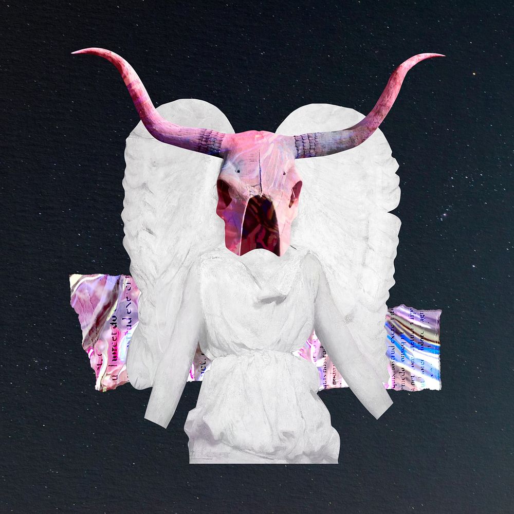 Anthropomorphic angel longhorn mask | Premium Photo - rawpixel