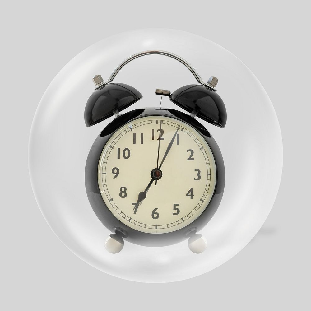 Alarm clock bubble, retro home | Free Photo - rawpixel