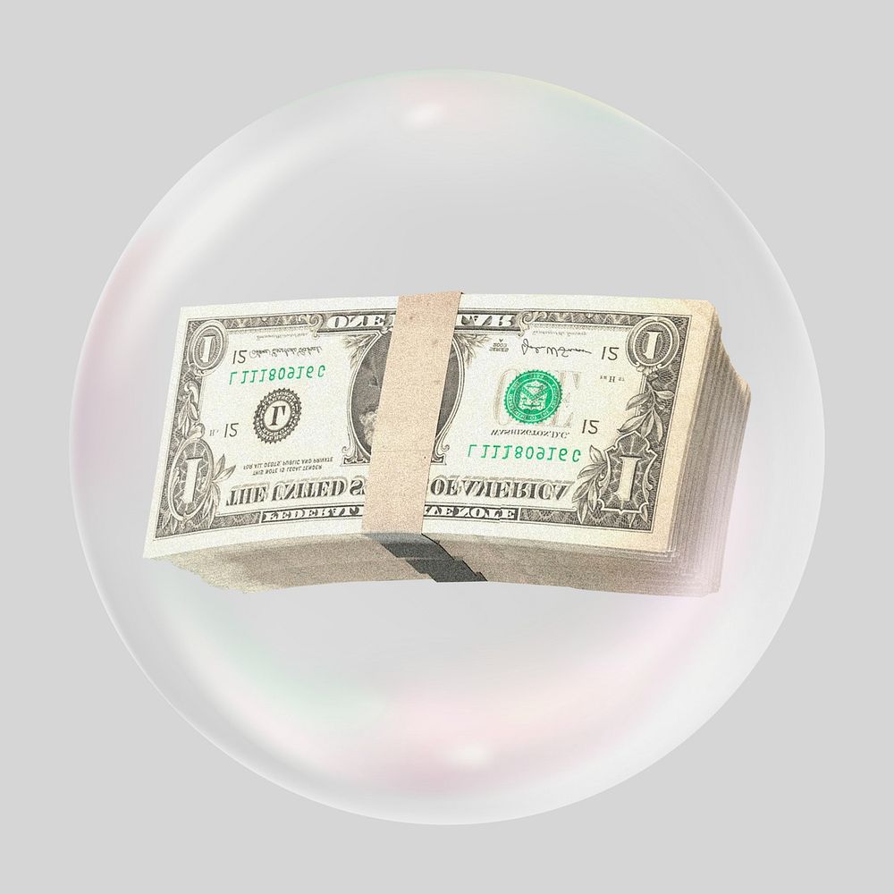 US dollar bills bubble effect | Free Photo - rawpixel