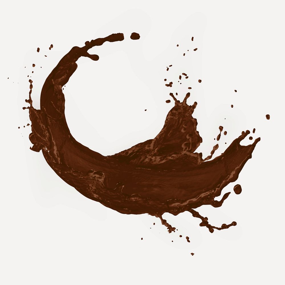 Brown splash collage element psd | Premium PSD - rawpixel