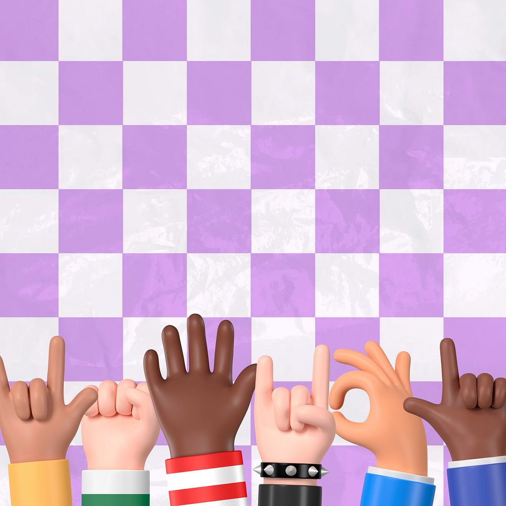 Diverse raising hands background, 3D | Premium Photo - rawpixel