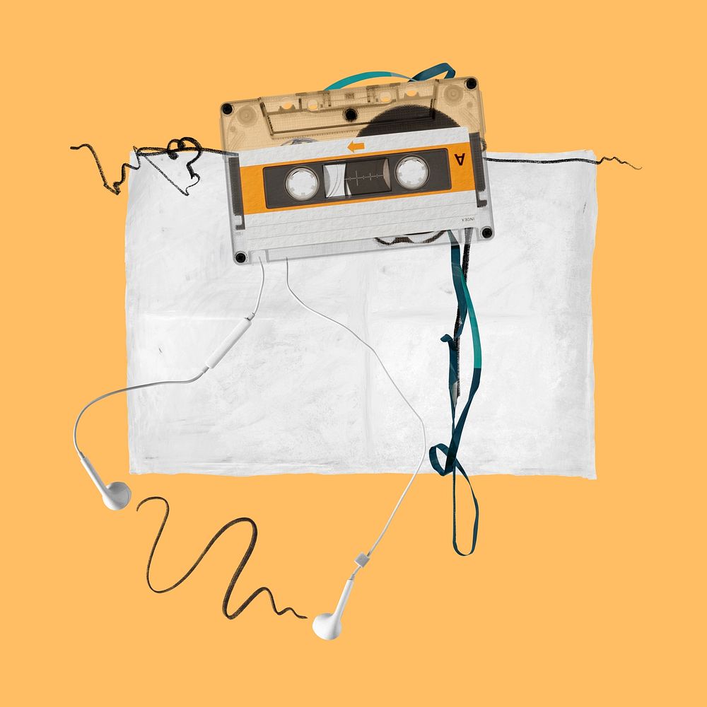 Cassette tape, retro music aesthetic | Premium Photo - rawpixel