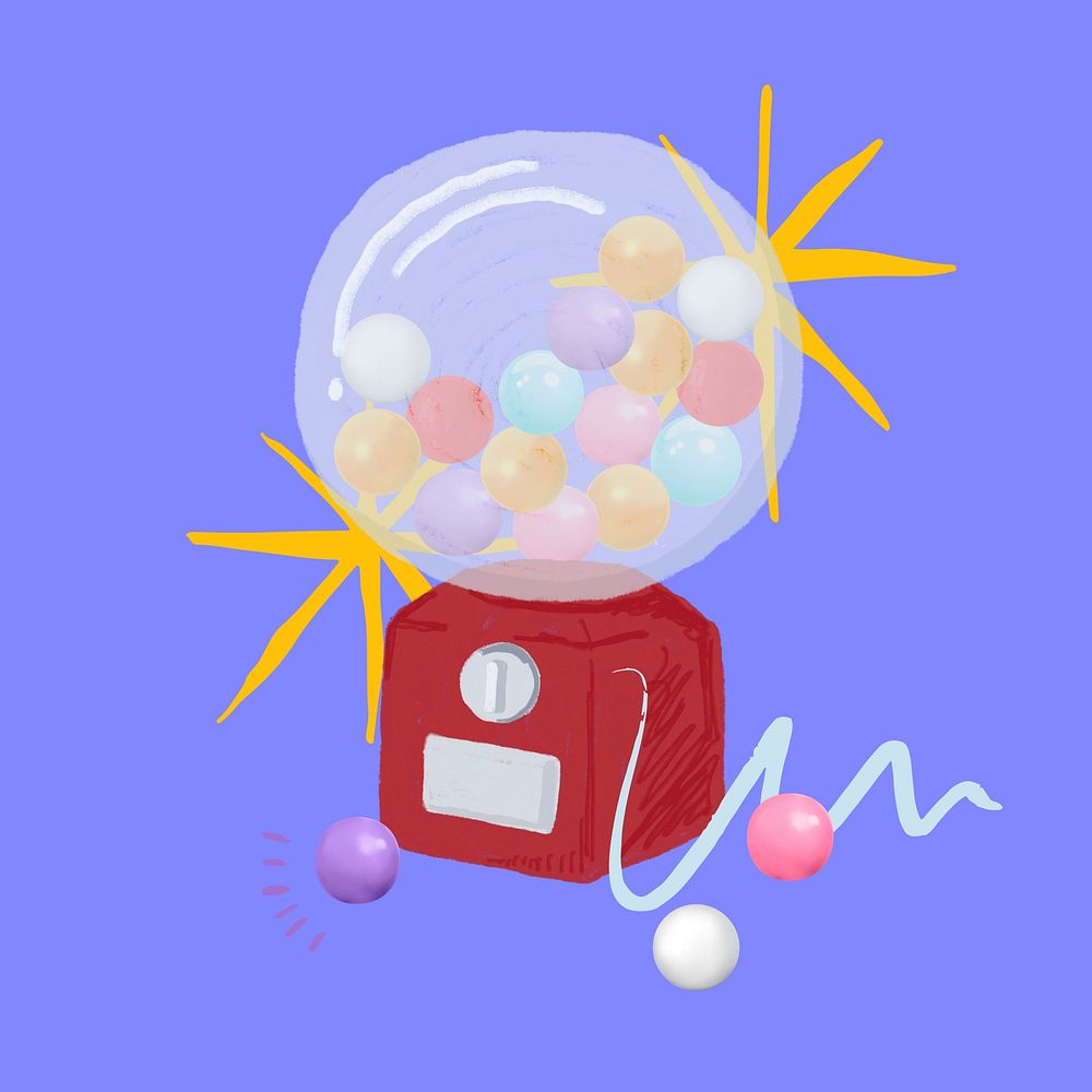 Arcade toy-vending machine illustration | Premium Photo - rawpixel