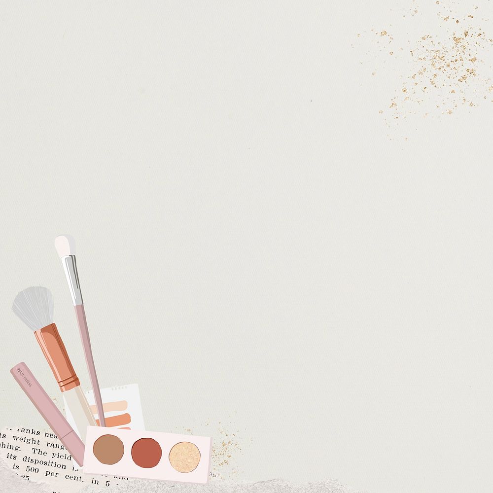 Beauty makeup aesthetic background, paper | Premium Photo - rawpixel