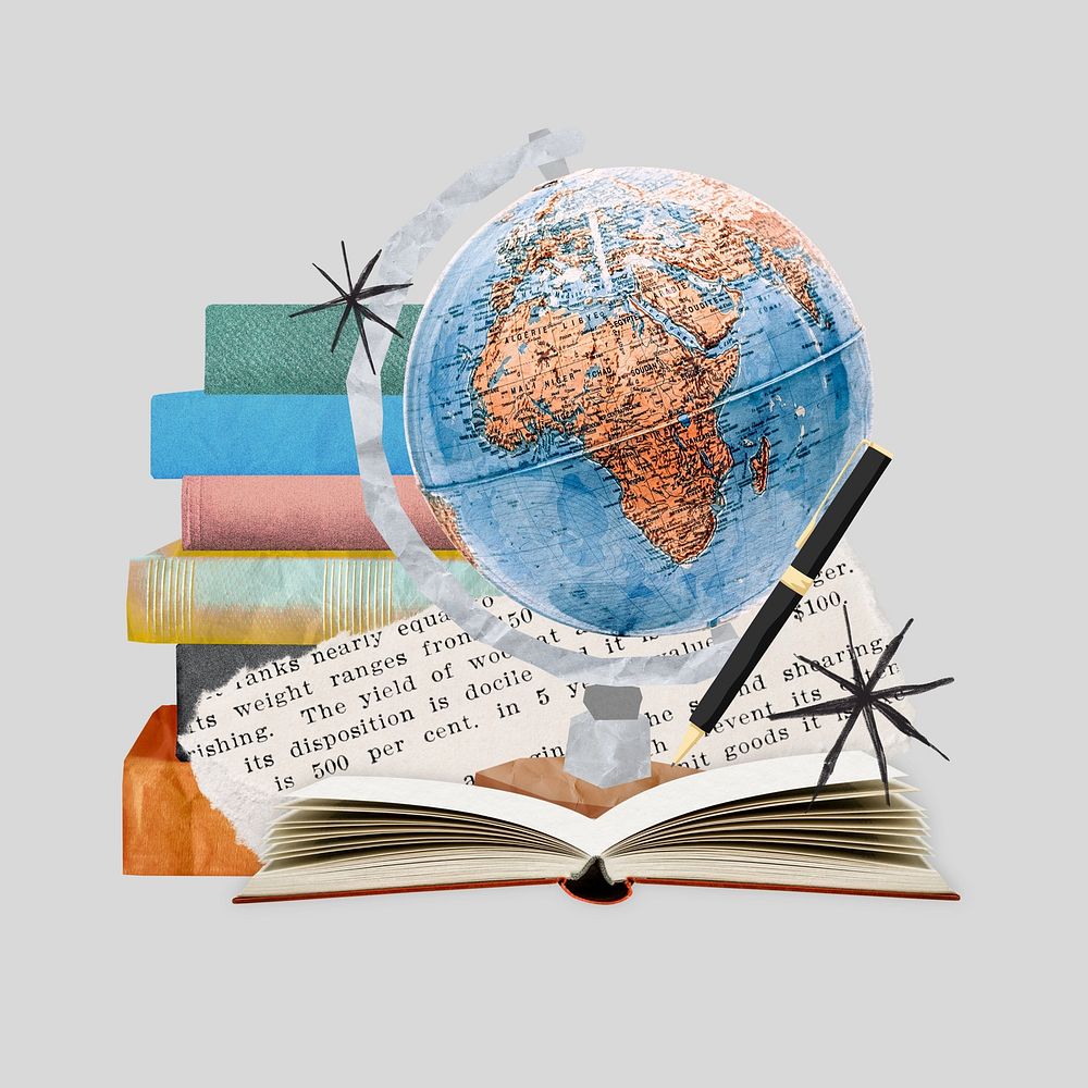 Aesthetic education, creative paper collage | Premium Photo - rawpixel