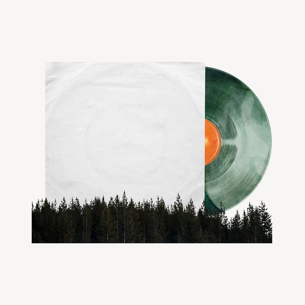 Green vinyl record, music and | Premium Photo Illustration - rawpixel