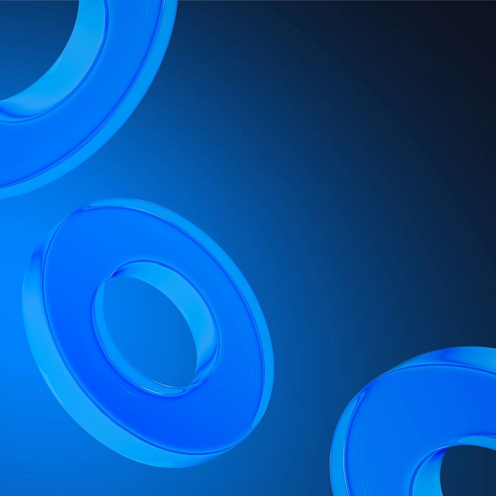 3D blue rings background | Premium Photo - rawpixel