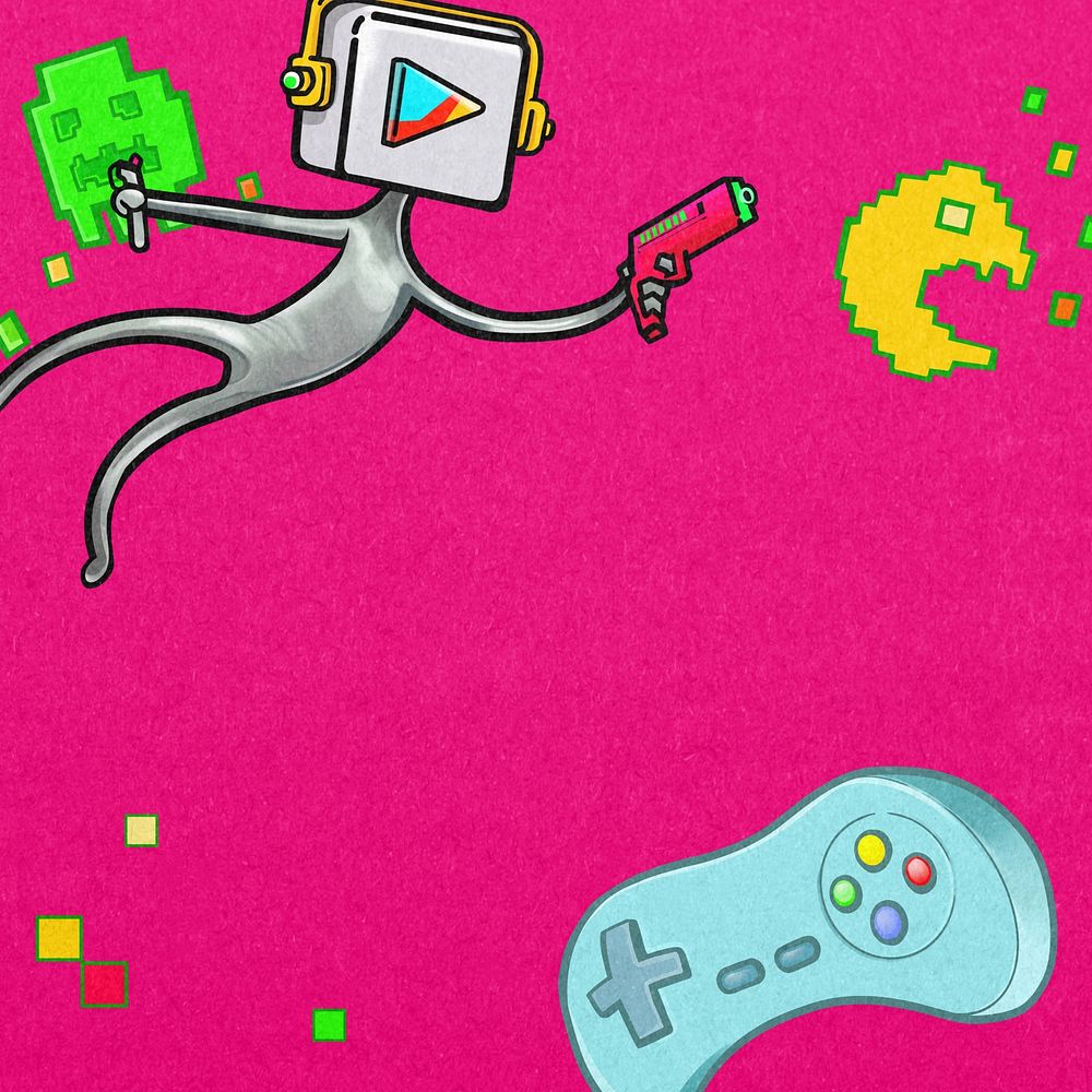 Funky abstract gaming background, entertainment | Premium Photo - rawpixel