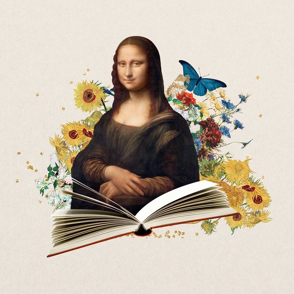 Mona Lisa collage element. Leonardo | Premium Photo - rawpixel