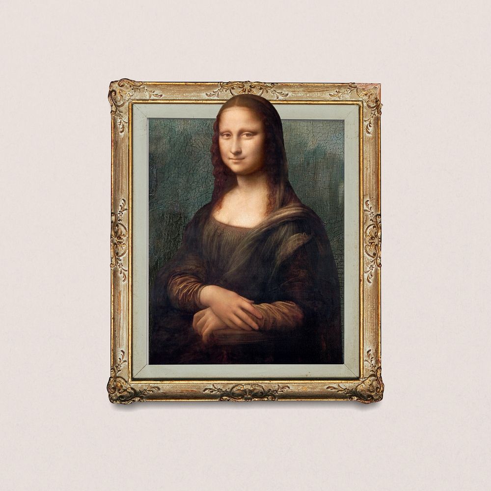 Mona Lisa picture frame. Leonardo | Premium Photo - rawpixel