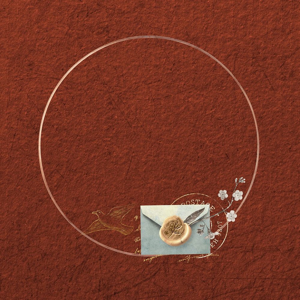 Aesthetic round gold frame, vintage | Premium Photo - rawpixel