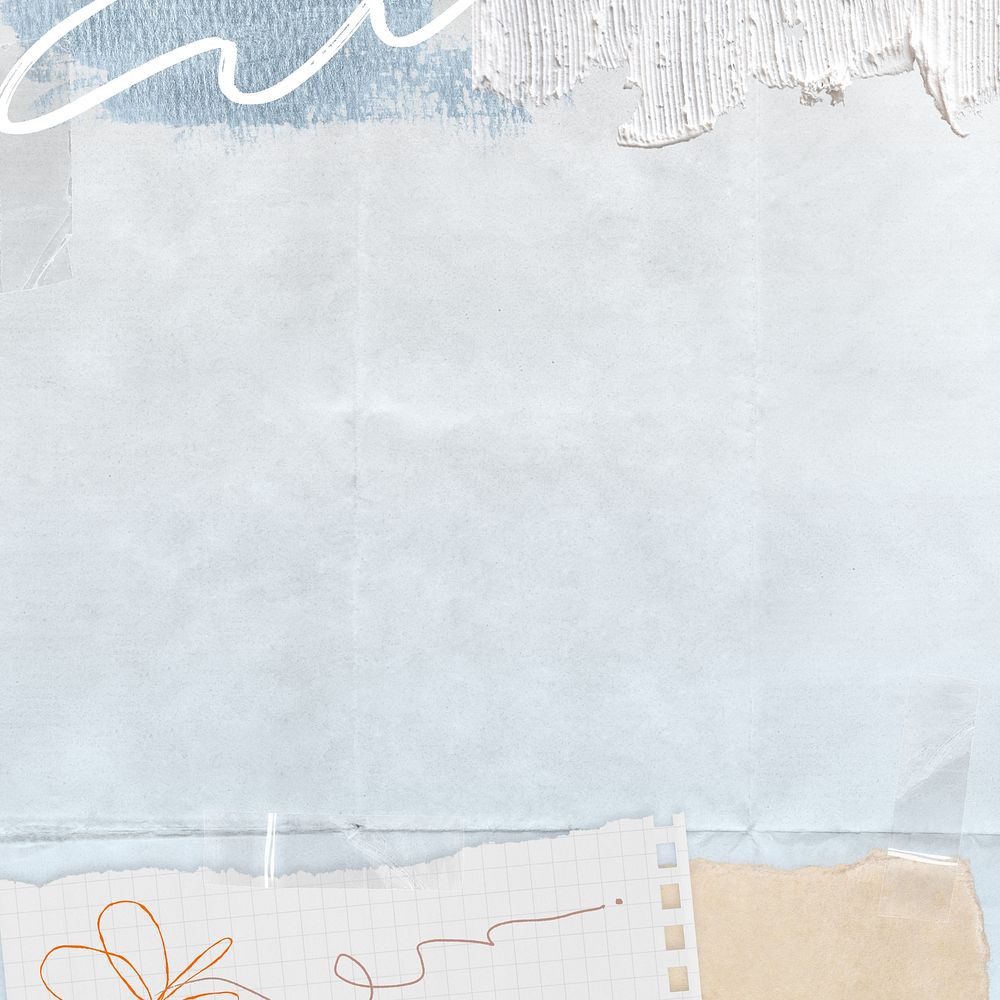 Blue ripped paper border background | Premium Photo - rawpixel