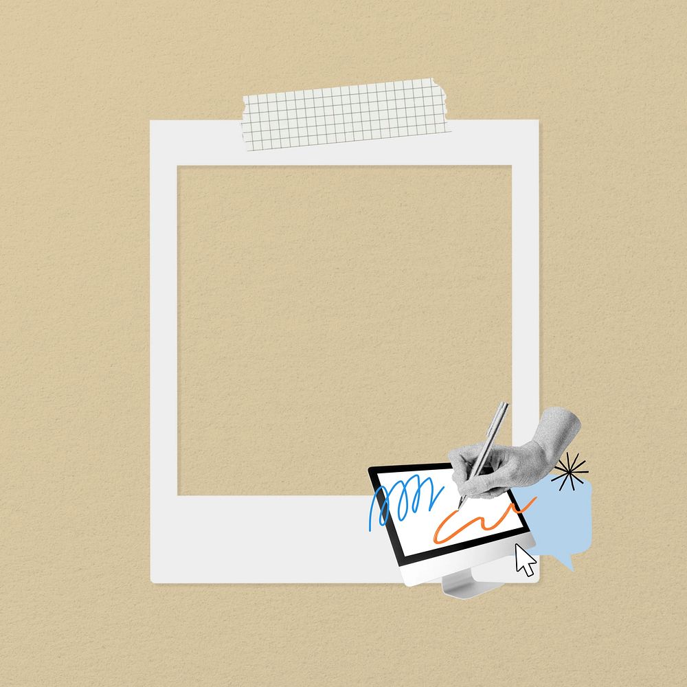 Instant film frame, graphic designer | Premium Photo - rawpixel