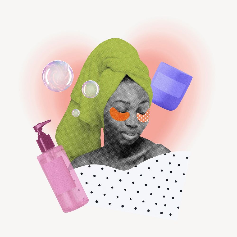 Women's skincare routine, beauty collage | Premium Photo - rawpixel