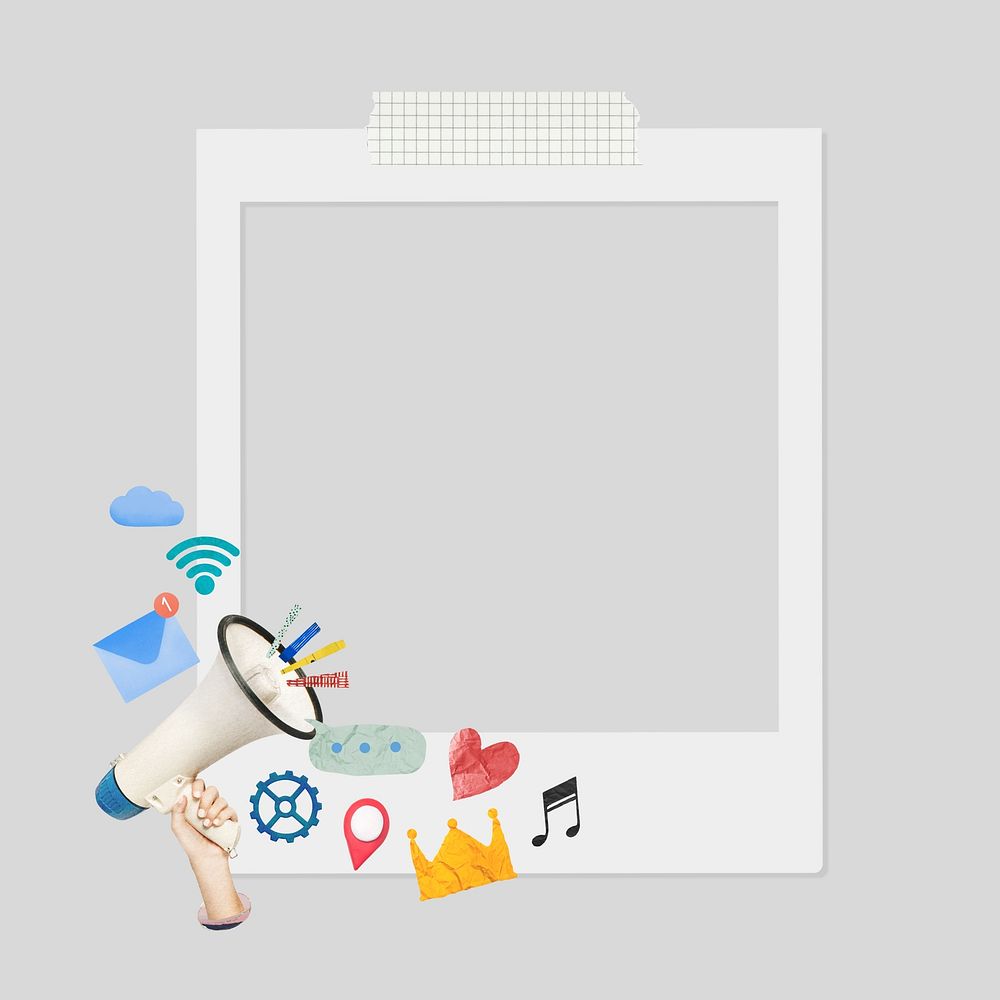 Instant picture frame, digital marketing | Free Photo - rawpixel