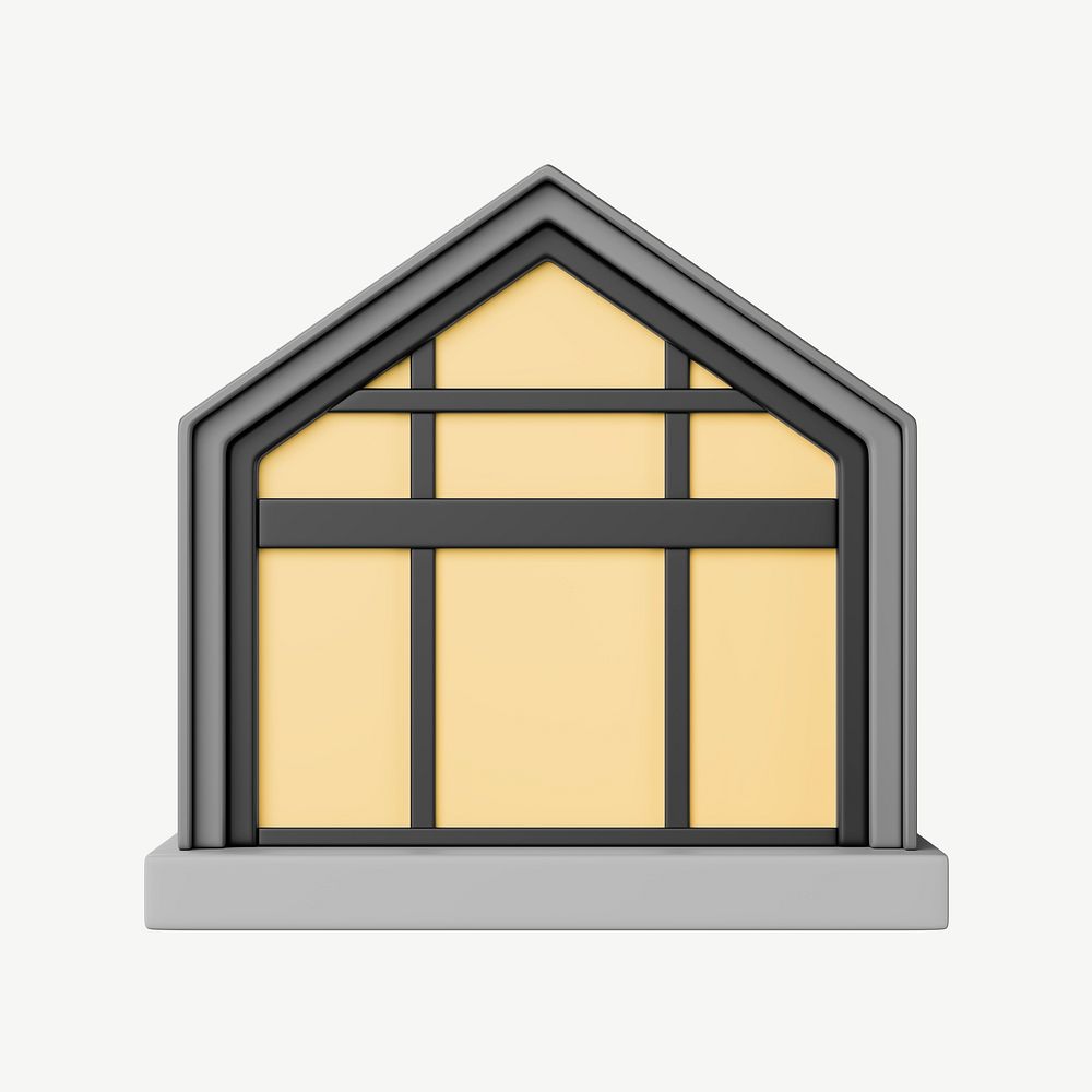 Simple house model, 3D rendering | Premium PSD - rawpixel