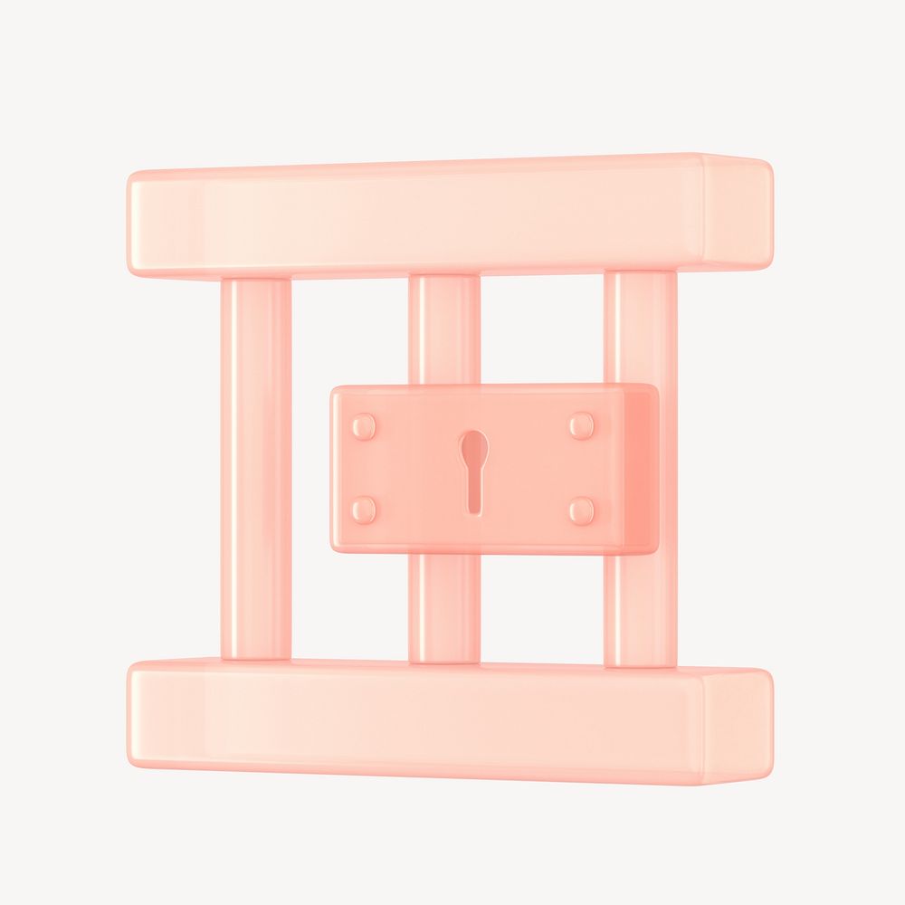 Rose gold prison cell, 3D | Premium Photo - rawpixel