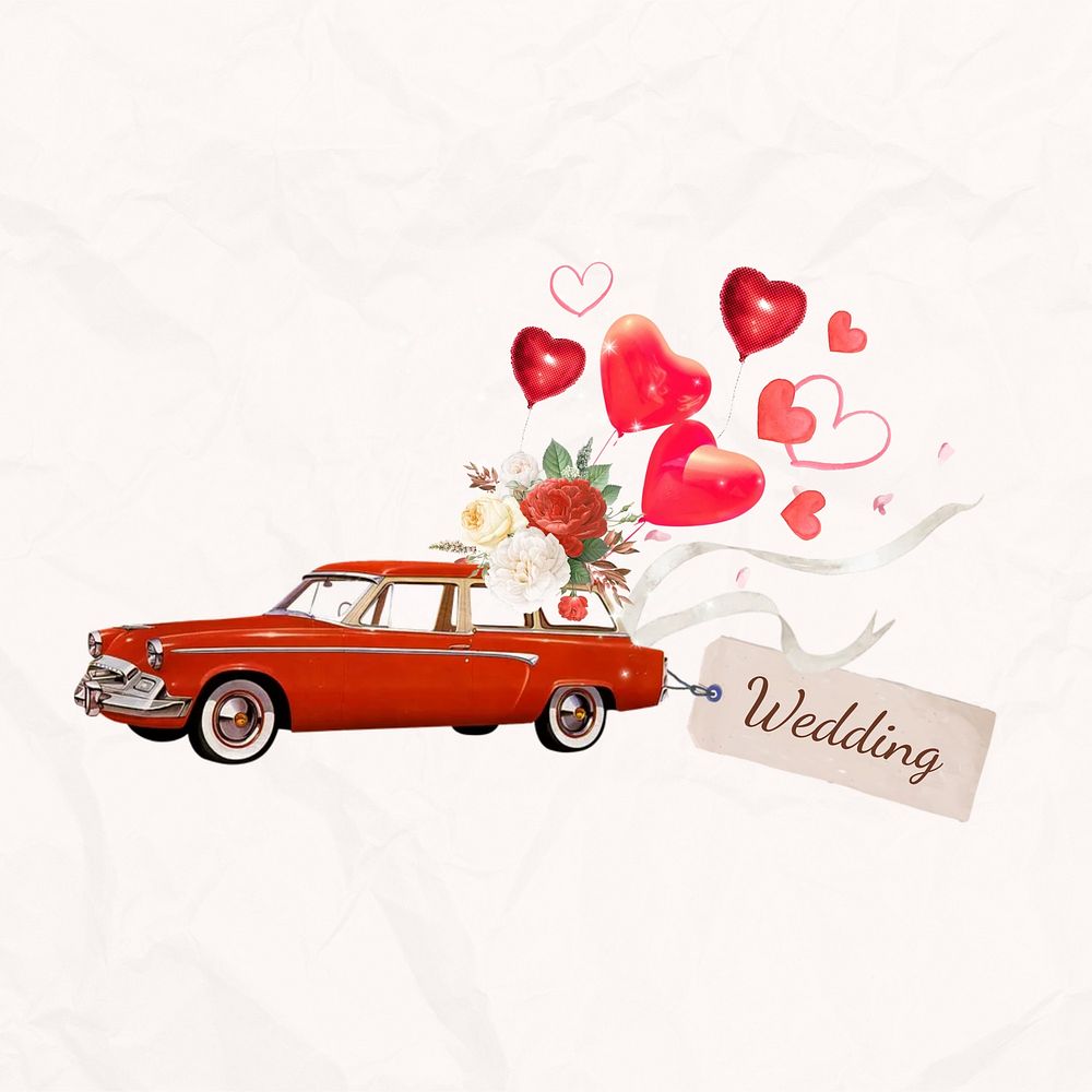 Wedding word collage art | Premium Photo - rawpixel