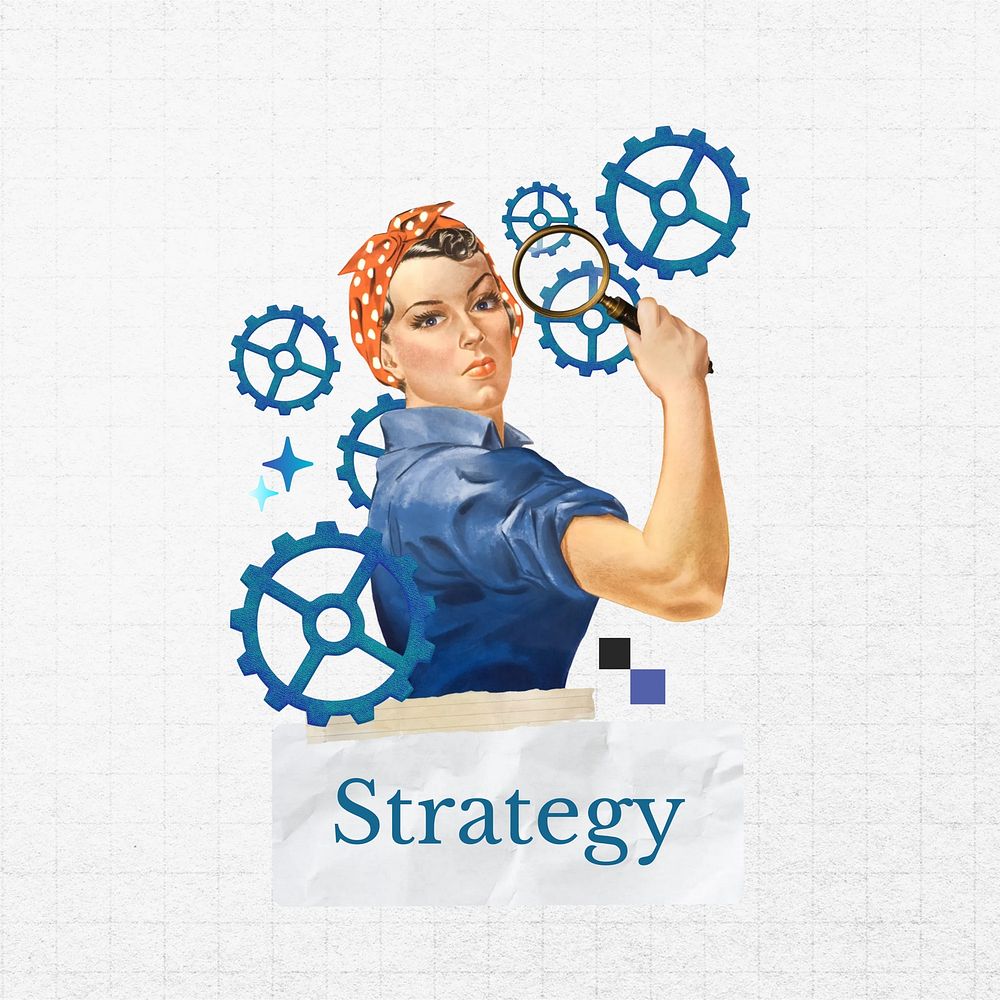 Strategy word collage art. Remixed | Premium Photo - rawpixel