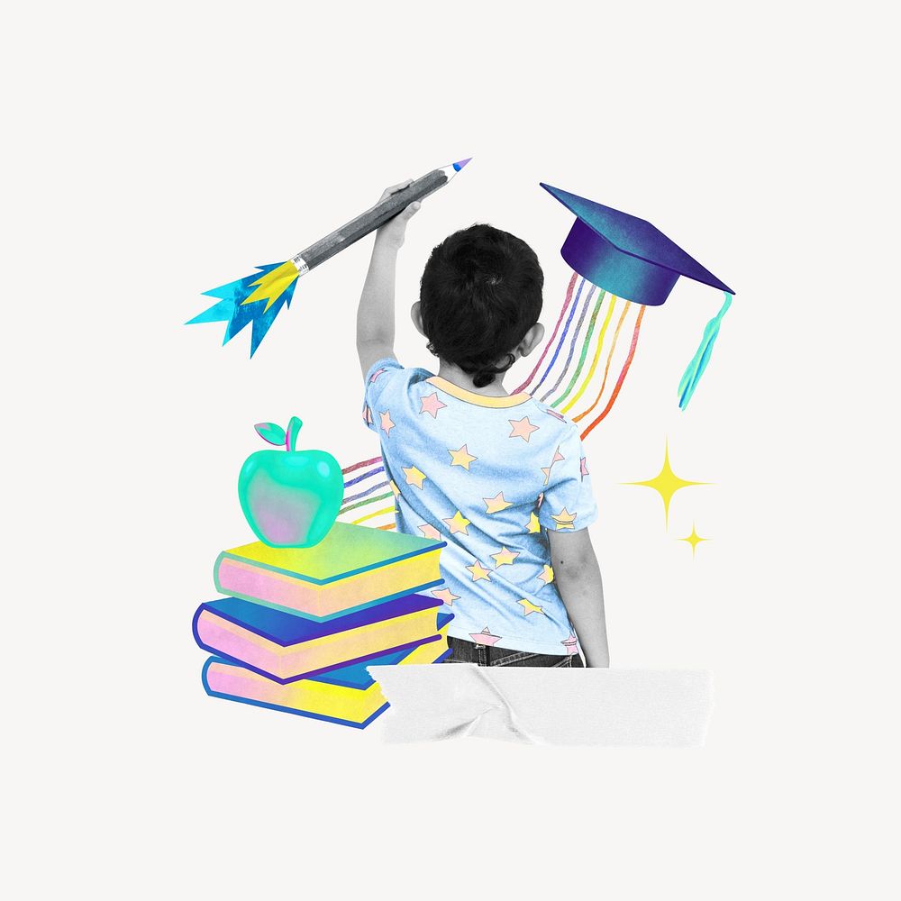 Child education collage remix | Premium Photo - rawpixel