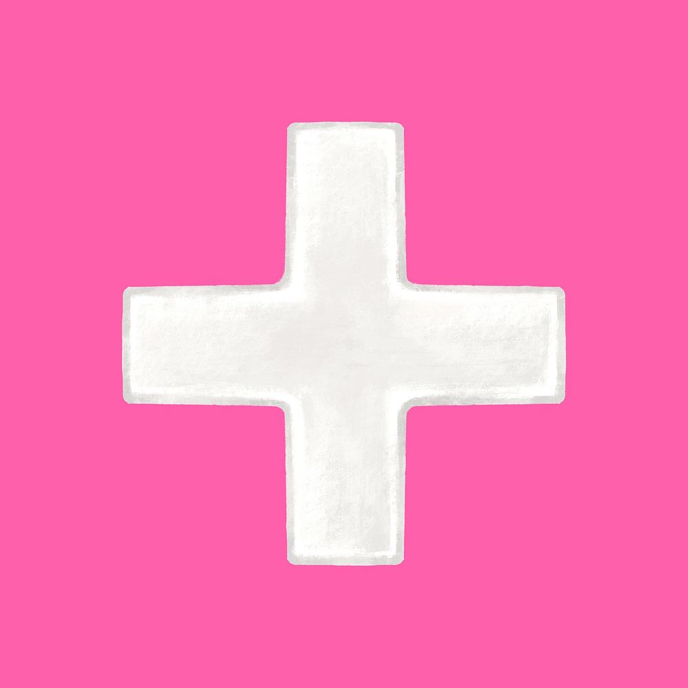 White plus sign illustration | Premium Photo - rawpixel